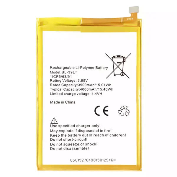 New phone battery BL-39LT for Tecno Camon 12 / Camon 12 Air / Spark 4 ...