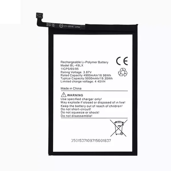 New phone battery BL-49LX for Infinix Hot 12,Hot 20S - topbattery.co.nz