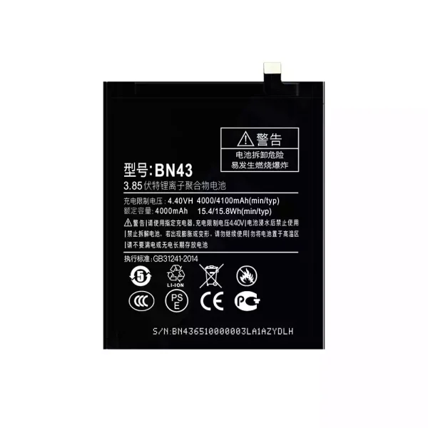 New phone battery BN43 for Xiaomi Redmi Note 4X / Redmi Note 4 Pro ...
