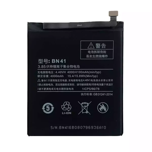 New phone battery BN41 for Xiaomi Redmi Note 4 / Redmi Note 4x ...